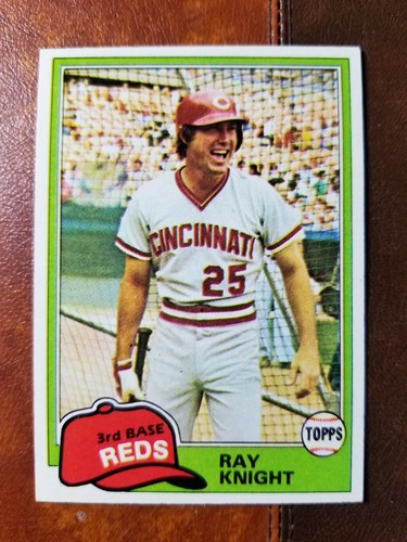 VINTAGE RAY KNIGHT #325 CINCINNATI REDS - 1981 TOPPS MLB BASEBALL | eBay