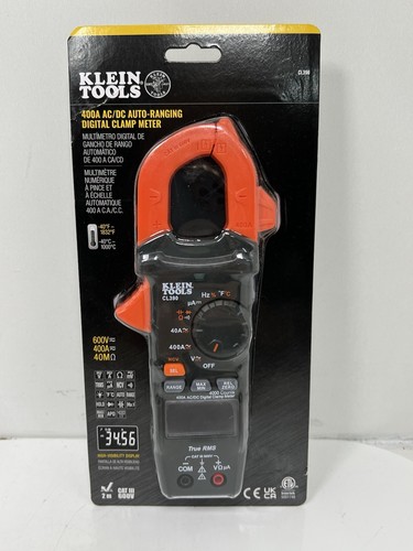 Klein Tools CL390 AC/DC Digital Clamp Meter New Sealed 92644692871| eBay