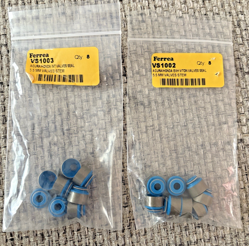 Ferrea Valve Seal kit For Acura Honda Dohc Vtech Sohc F22 B16A B17 B18C ...