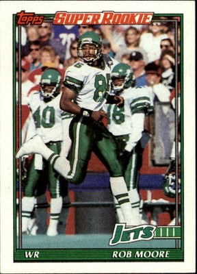 1991 Topps #463 Rob Moore - FB | eBay
