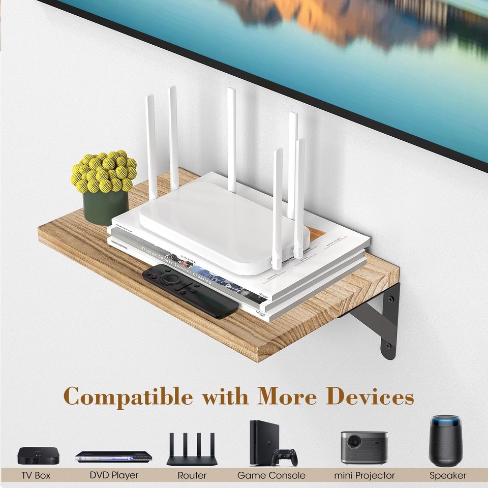 Small Mini Projector Mount, Projector Shelf/Cable Box Wall Mount/Router ...