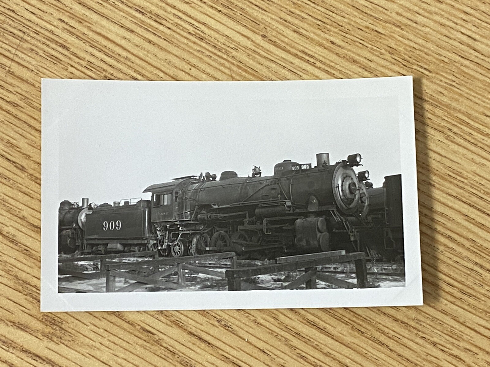 Santa Fe Railway Steam Engine Locomotive 909 Vintage Photo AT&SF | eBay