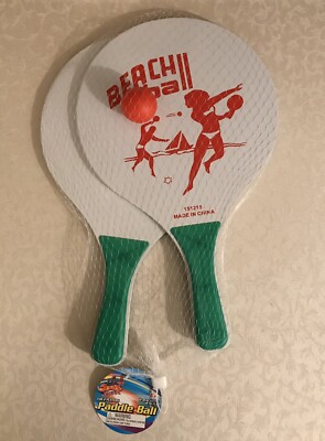 Beach Paddle Ball Set - NEW | eBay