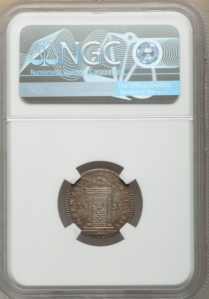 ITALY PAPAL STATES BENEDICT XIV (1750) GROSSO SILVER COIN, NGC ...