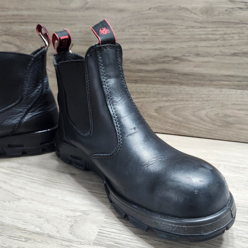 Redback UBBK Bobcat Black Leather Oil Kip Soft Toe Work Boots Men’s ...
