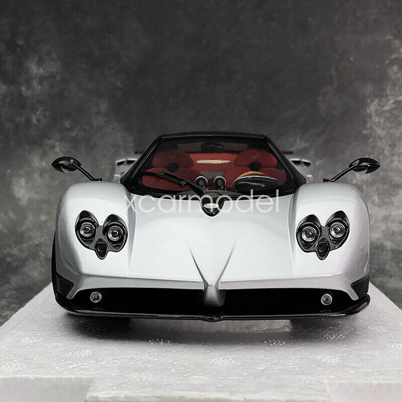 Almost Real 1:18 Pagani Zonda F 2005 Metal Diecast Car Silver Model ...