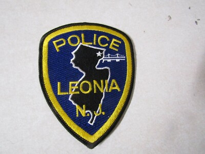 PATCH OLDER LAW ENFORCEMENT POLICE LEONIA NEW JERSEY | eBay