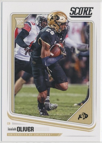 Isaiah Oliver 2018 Panini Score Football #334 Colorado Buffaloes ROOKIE ...