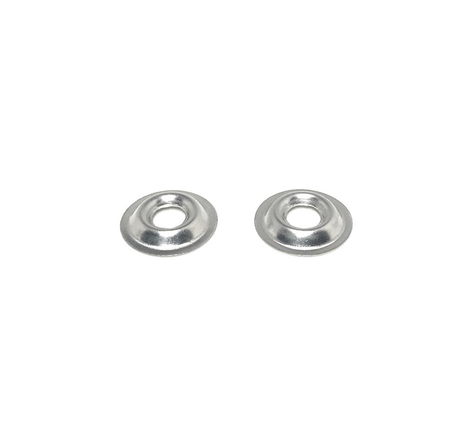 (100) #8 Stainless Steel Flanged Finishing Washers Cup Washers 316 | eBay