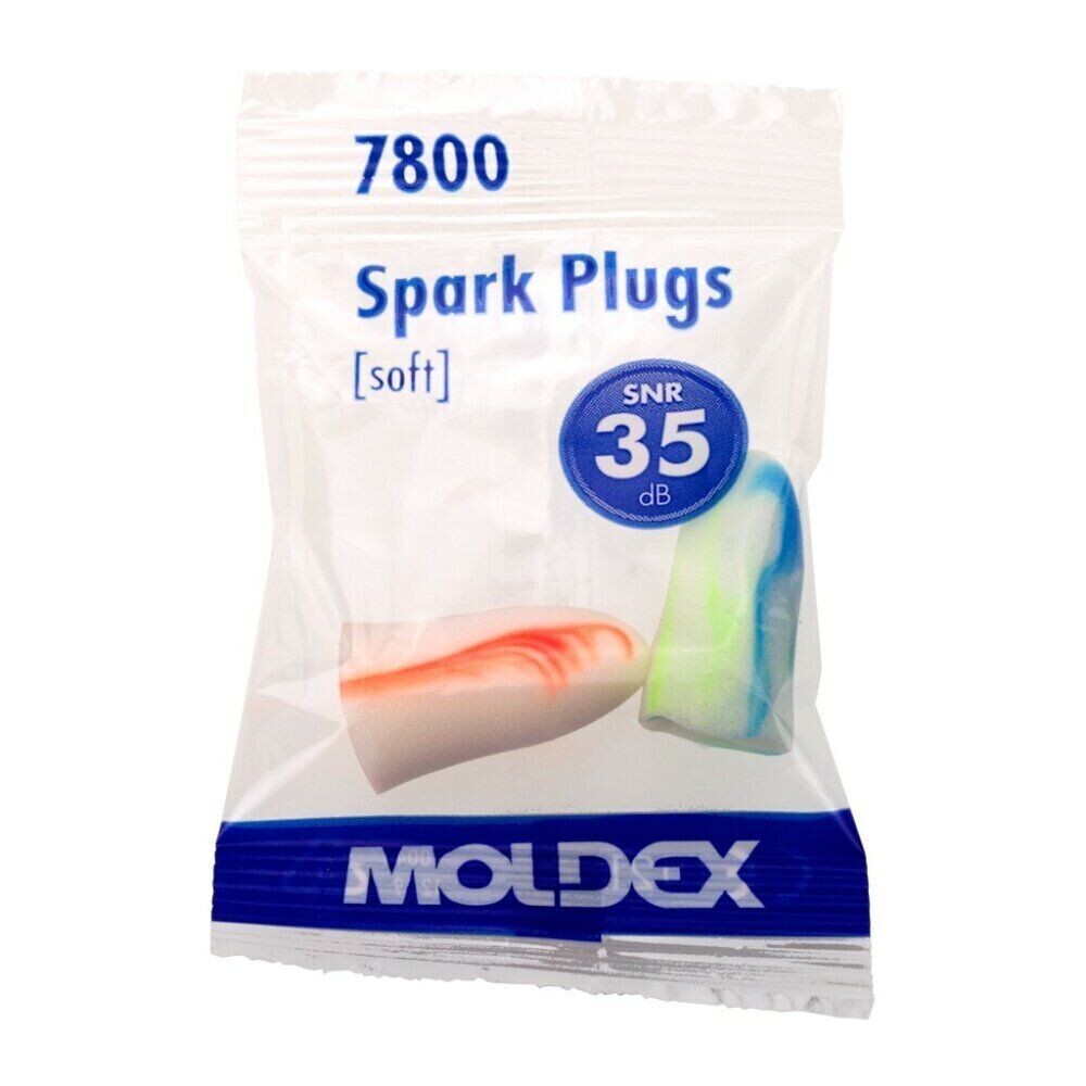 Moldex Spark Plug 7800 Ear plugs 35dB Noise Reduction Hearing ...