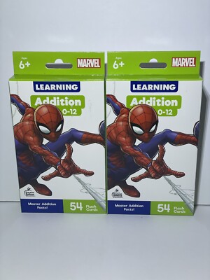 2 Marvel Addition 0-12 by Carson Dellosa Education (2020, Cards,Flash ...