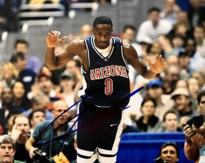 GILBERT ARENAS SIGNED 8x10 PHOTO ARIZONA WILDCATS BASKETBALL AUTOGRAPH ...