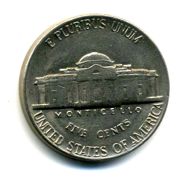 1983 P Jefferson Nickel American U.S 5 CENT US Nice Old America Coin ...