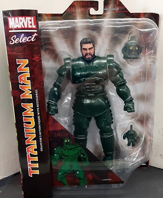 TITANIUM MAN MARVEL SELECT ACTION FIGURE - DIAMOND SELECT TOYS/2021 | eBay
