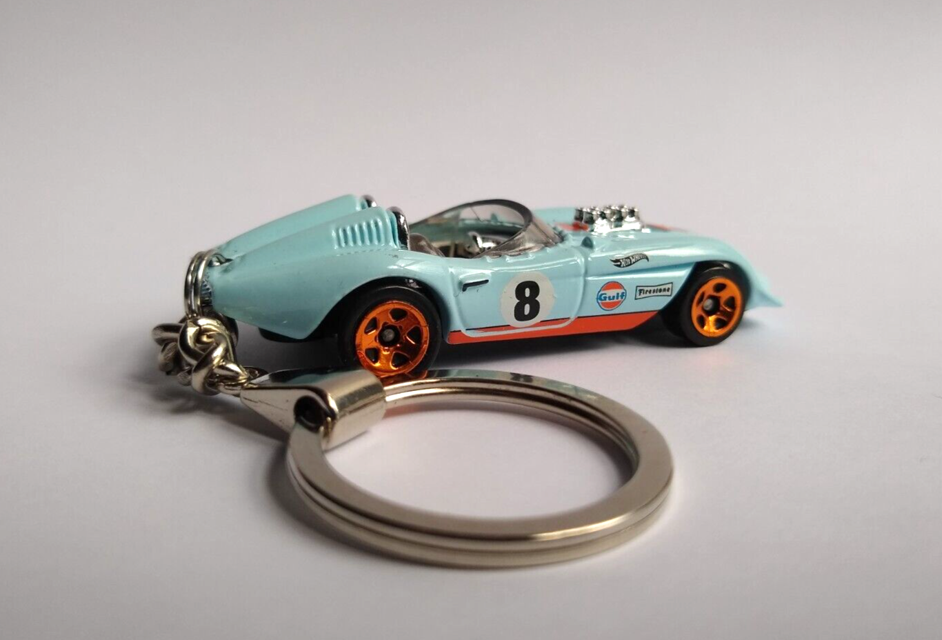 Hot Wheels Keyring Keychain Gulf Glory Chaser | eBay