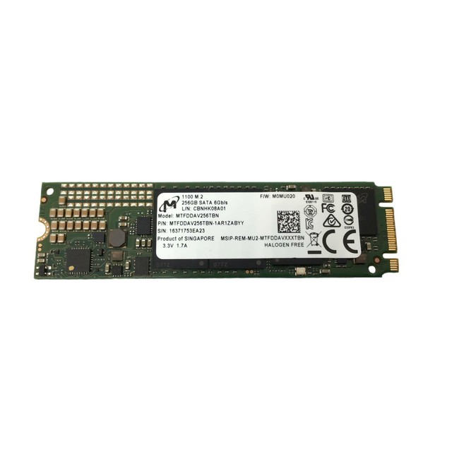 Micron MTFDDAV256TBN 256 GB,Internal,M.2 2280 Solid State Drive for ...
