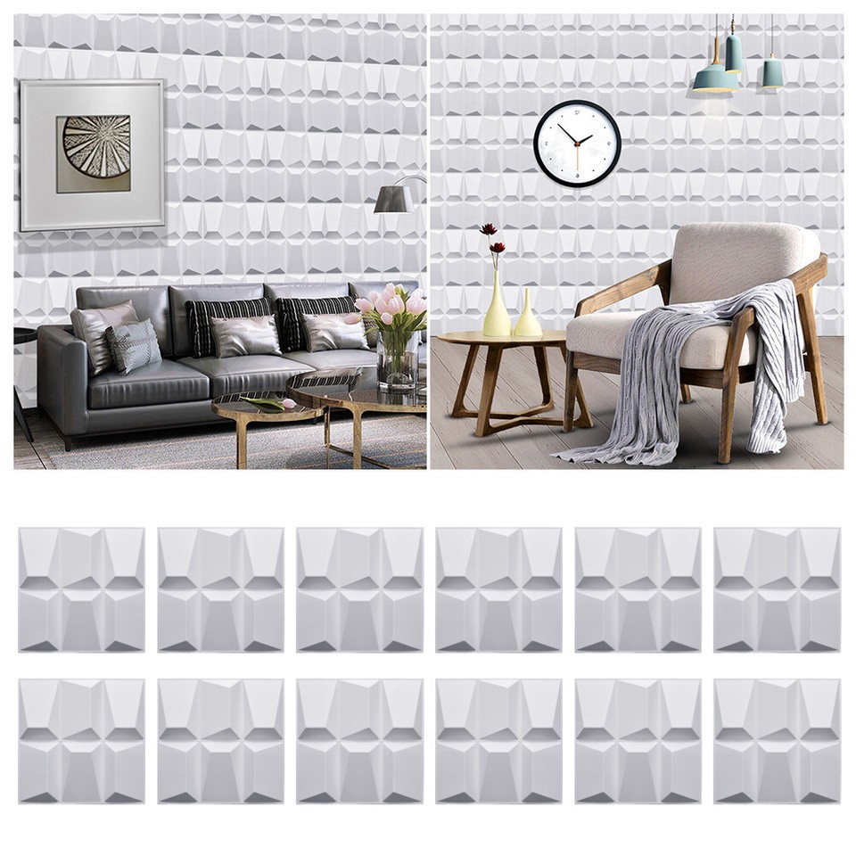 3D Concave and Convex Art Effect PVC Wall Cladding Panel Covering ...