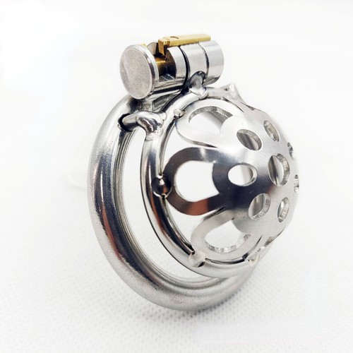 Restraint Male Stainless Steel Chastity Device Metal Chastity Cage Lock ...