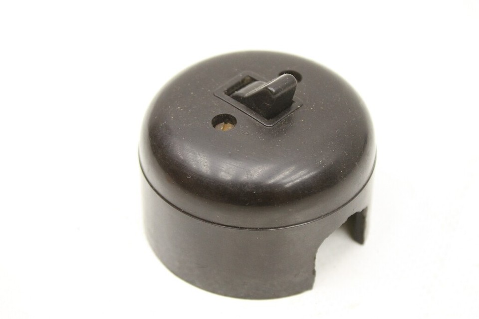 1 X Old Toggle Switch Bakelite Switch Exposed Switch Indicator Light ...