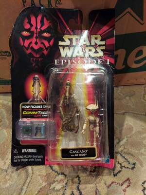 Hasbro Star Wars Episode 1 Gasgano w/Pit Droid 3.75 Action Figure 1998 ...