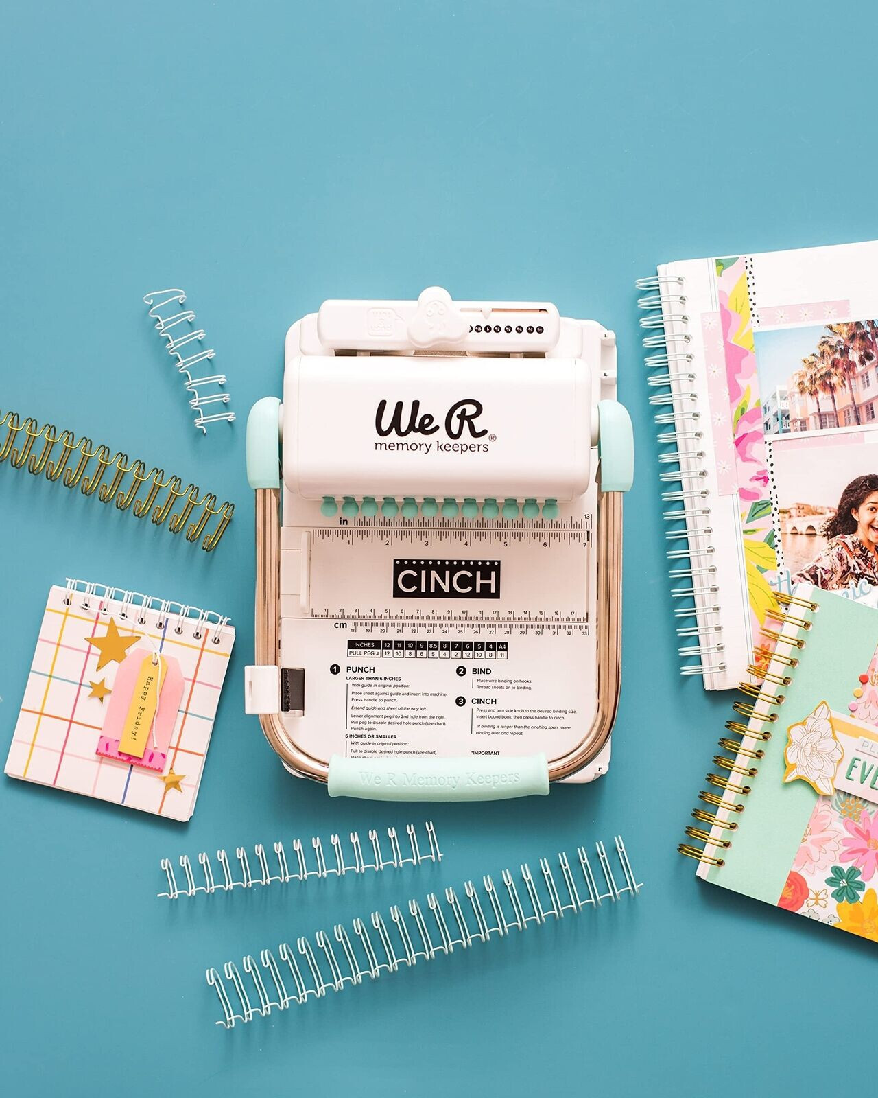 We R Memory Keepers 710509 The Cinch Book Version 2 Binding Machine for ...