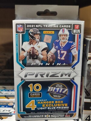 ️ NEW 2021 Panini Prizm NFL Football Hanger Box (Light Blue - Target ...