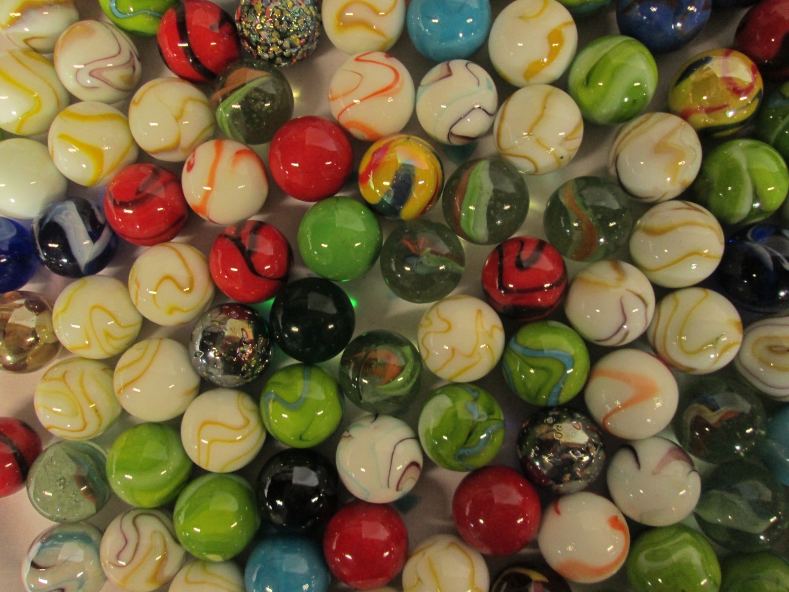 2 POUNDS OF 1 INCH "25mm" PREMIUM MARBLE MIX MEGA / VACOR MARBLES | eBay