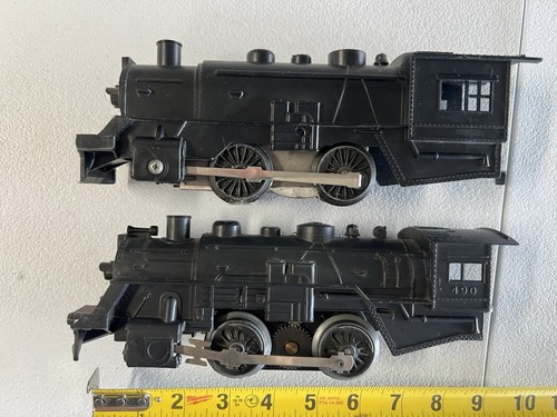 Lot of 2 Vintage Marx Plastic Model Train Engines for parts | eBay