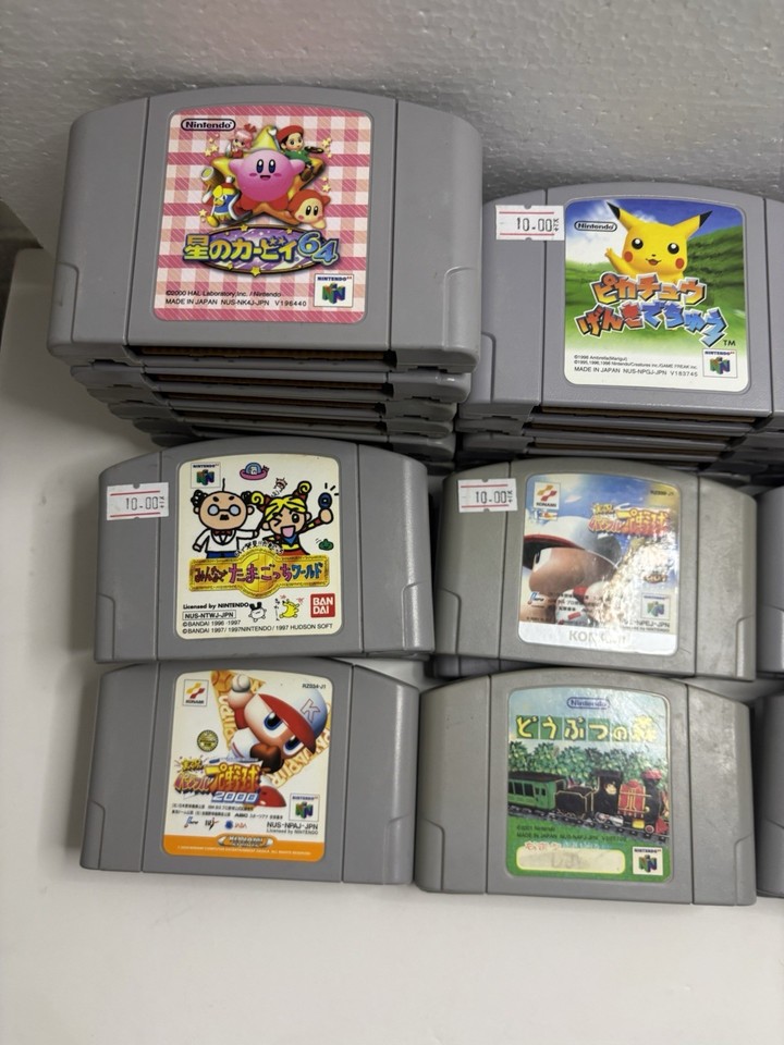 N64 Nintendo 64 Japanese/American Video Games Cartridges Lot | eBay