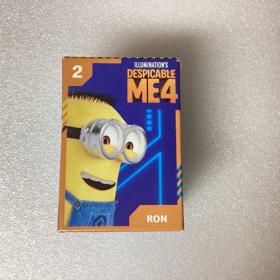 McDonald's Despicable Me 4 Ron Toy #2 w/ Box & QR Insert Minions 2024 ...