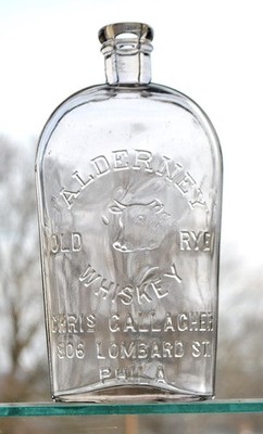 Strapsided Whiskey ‘Alderney / Old (steers head) Rye / Whiskey Chris ...