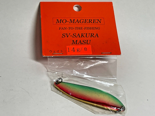 MO MAGEREN SV-SAKURA MASU 14g Cherry salmon Spoon #8 | eBay