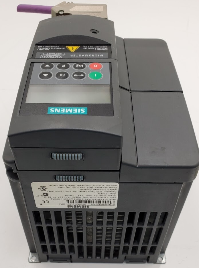 SIEMENS Micromaster 420 6SE6420-2UC21-5BA1 Inverter Drive 1.5 kW 240V ...
