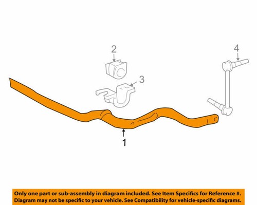 48811-60240 Toyota Bar, stabilizer, front 4881160240, New Genuine OEM ...