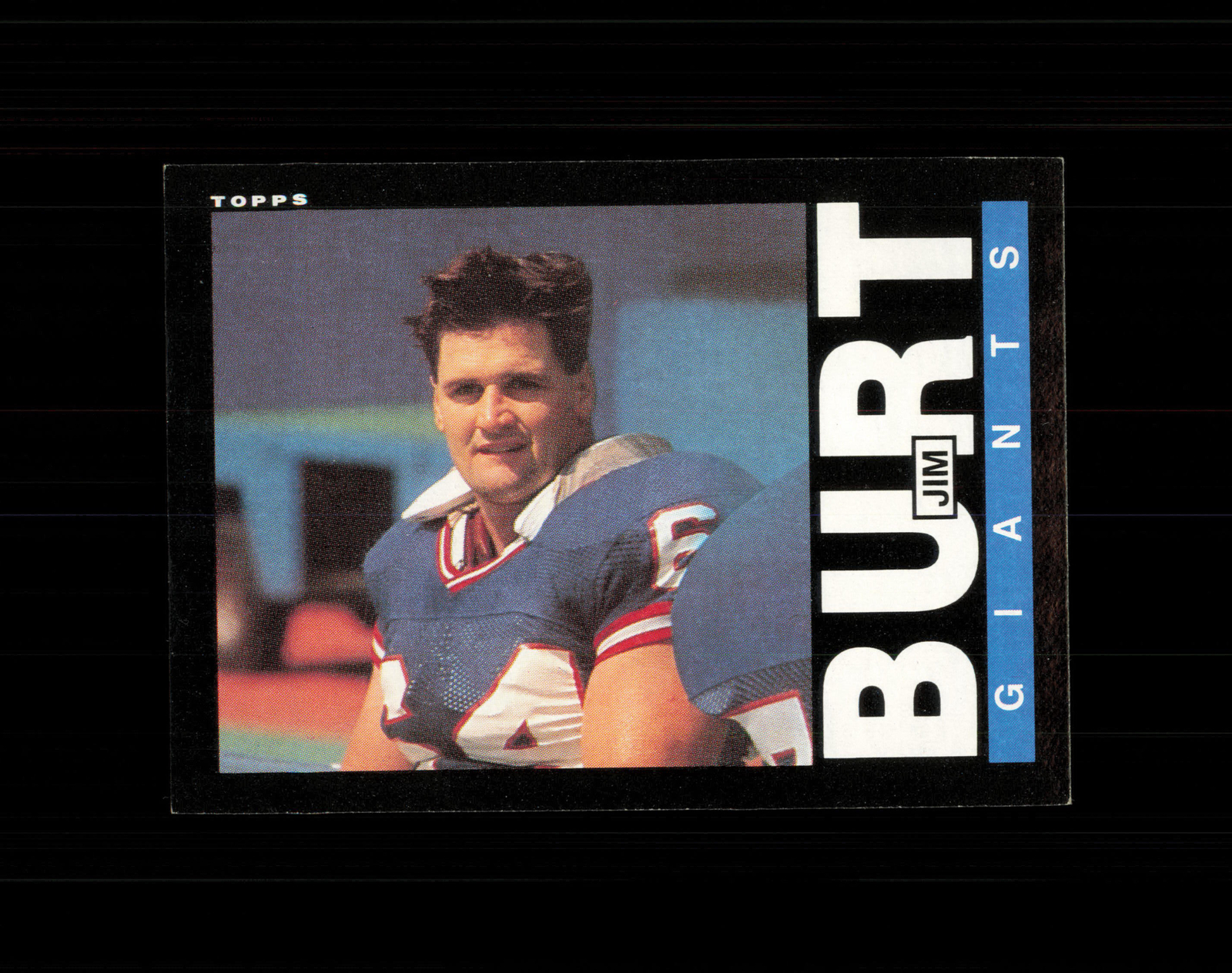 1985 Topps Football #112 Jim Burt RC New York Giants | eBay