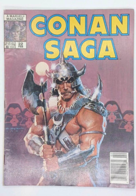 Conan Saga #22 "Conan the Conquerer" Bill Seinkiewicz Cover Marvel 1989 ...