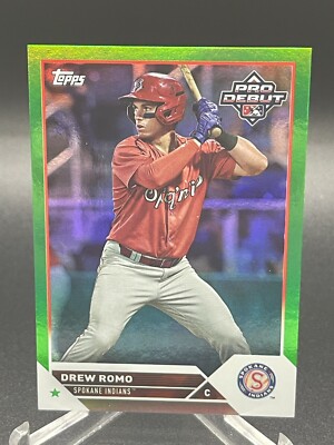 2023 Topps Pro Debut Green Foil Drew Romo /99 #PD-82 | eBay