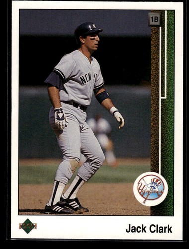 1989 Upper Deck #346 - Jack Clark - New York Yankees Baseball Card | eBay