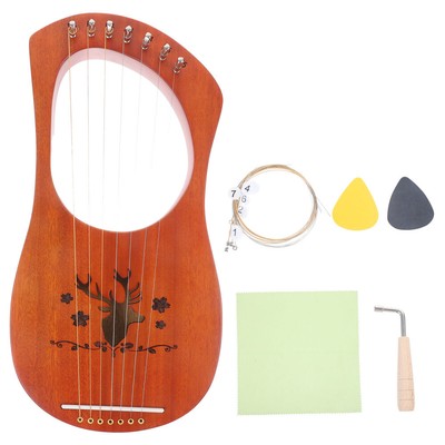 Lyre Harp Picks String Instrument Lyre Harp Instrument 16 String Harp ...