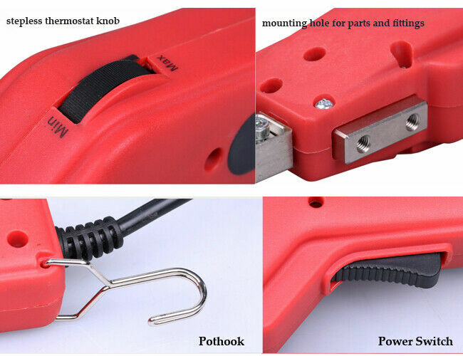 100W Electric Handheld Hot Knife Cutter Glue Cleaning Tool for Ropes ...