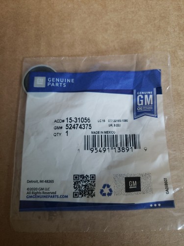 Genuine GM 3/4 in Heater Core Tube Seal 52474375 | eBay