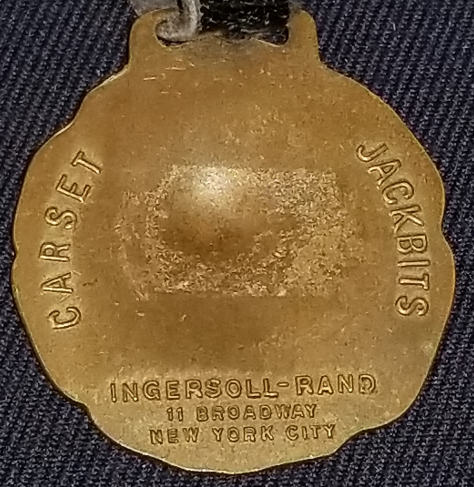 VINTAGE - INGERSOLL-RAND / IR - CARSET / JACKBITS NEW YORK ADVERTISING ...