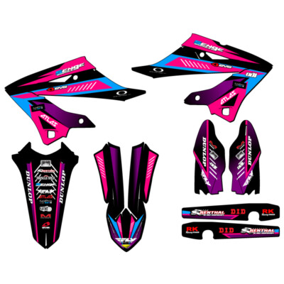 2022-2023 YZ 250 2-STROKE SURGE Pink Senge Graphics Kit Compatible with ...