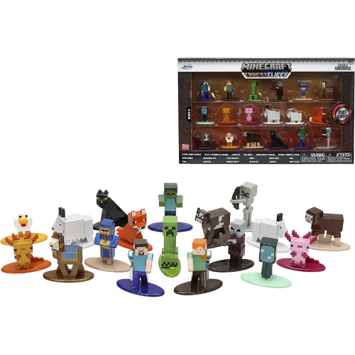 MINECRAFT METAL NANO FIGURES 18 PACK ASSORTMENT WAVE 8 Jada Toys Movie ...