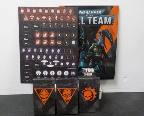 C0624 Warhammer 40K Kill Team "Typhon Cards, Book, Tokens" Lot ...