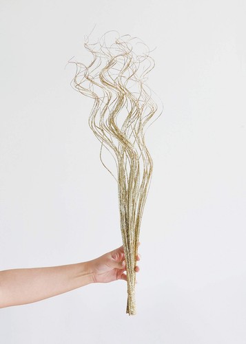 24-28" Gold Sparkle Curly Ting Ting Branch 9053036660| eBay