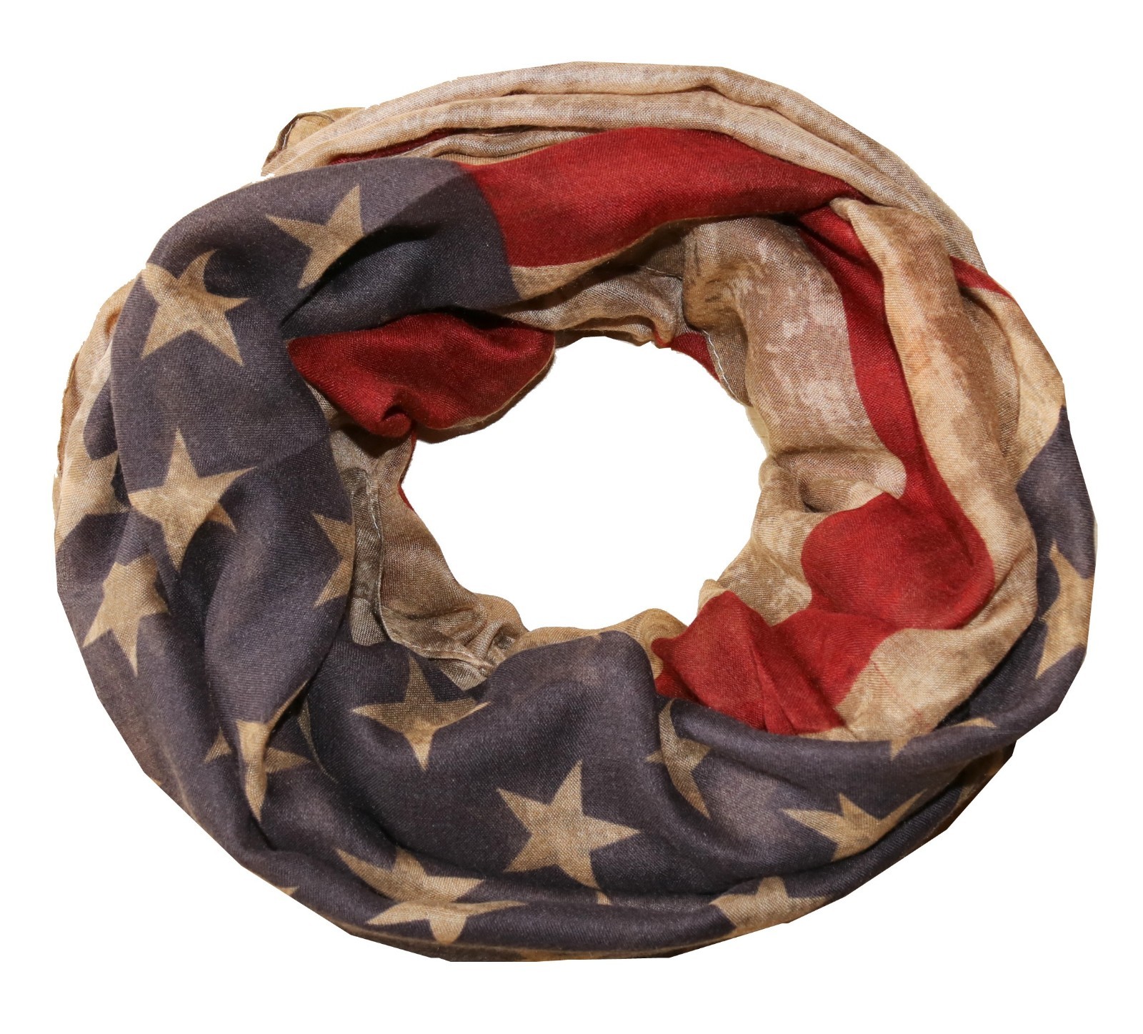 Halstuch Loop: USA Stars Stripes Pferde Schal Tuch Schlauchschal Cowboy ...