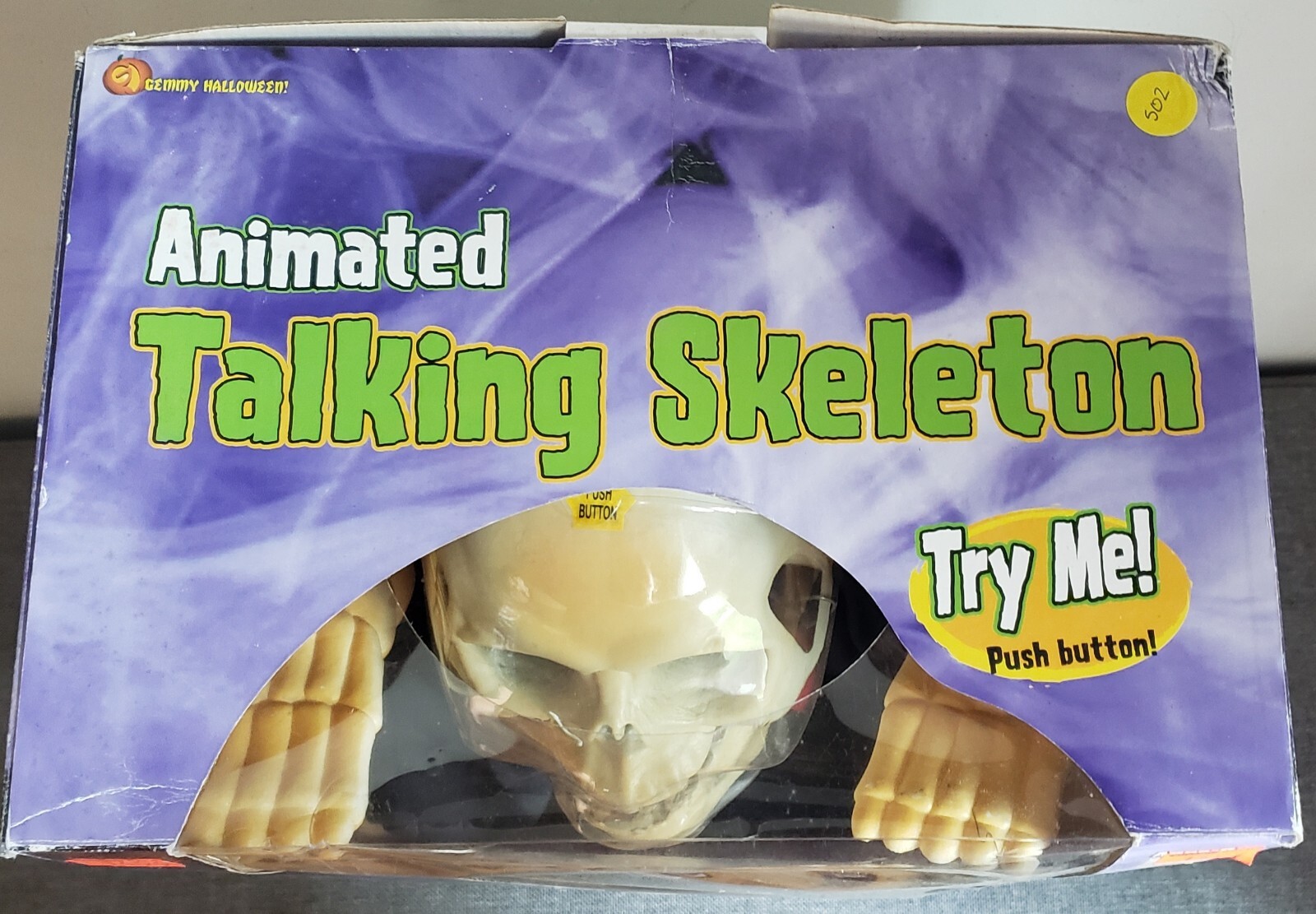Vintage Gemmy Skeleton Groom 1998 Animated Talking Skeleton In Box | eBay