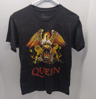 Queen Merch Gray Heathered Rock Band T-Shirt ~ Adult Size Small **EUC ...