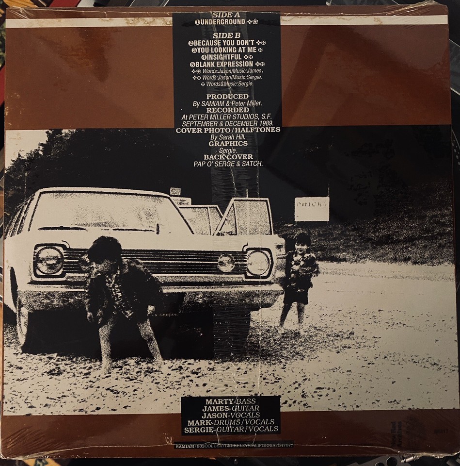 Samiam - Underground 1990 Emo Punk USA 1st Pressing Colored Vinyl *NEW ...